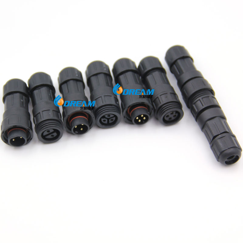 Mini Waterproof Connector M12 Assembly Solder Type Male Female Socket 3 ...